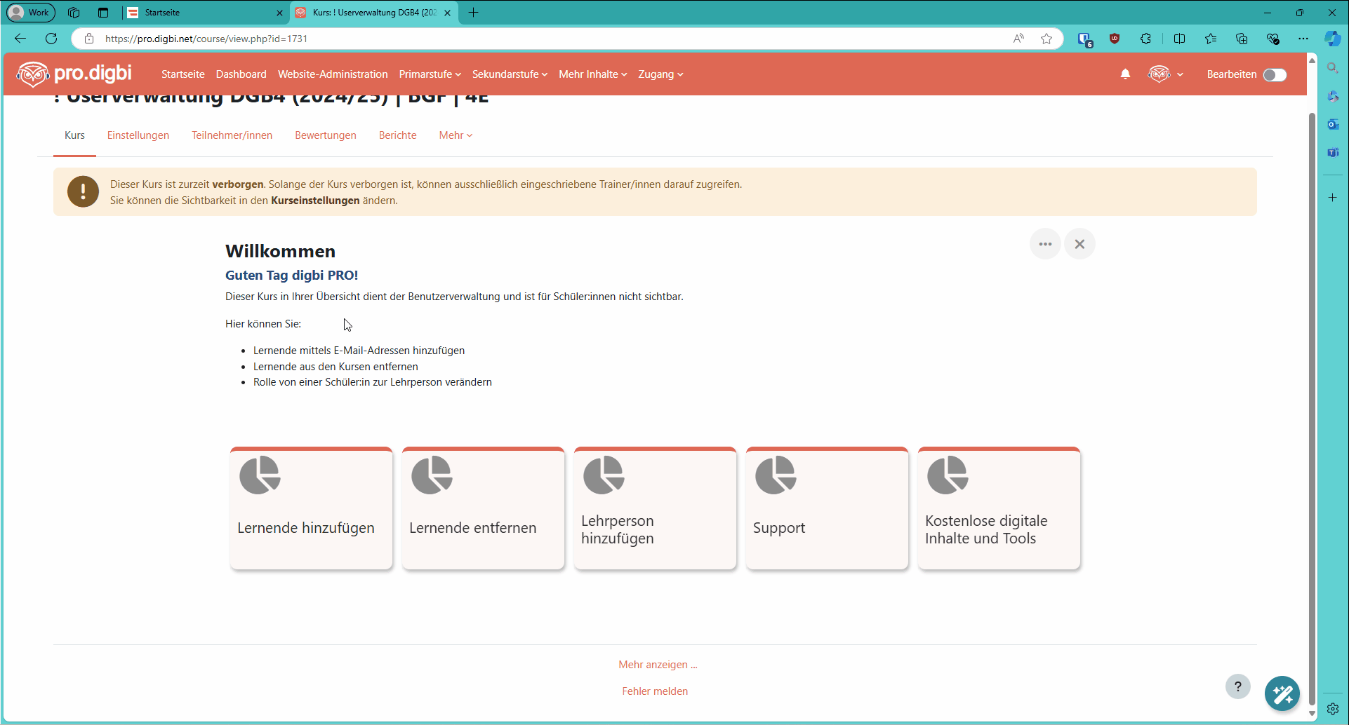 info_pro-digbi: Userverwaltung | pro.digbi